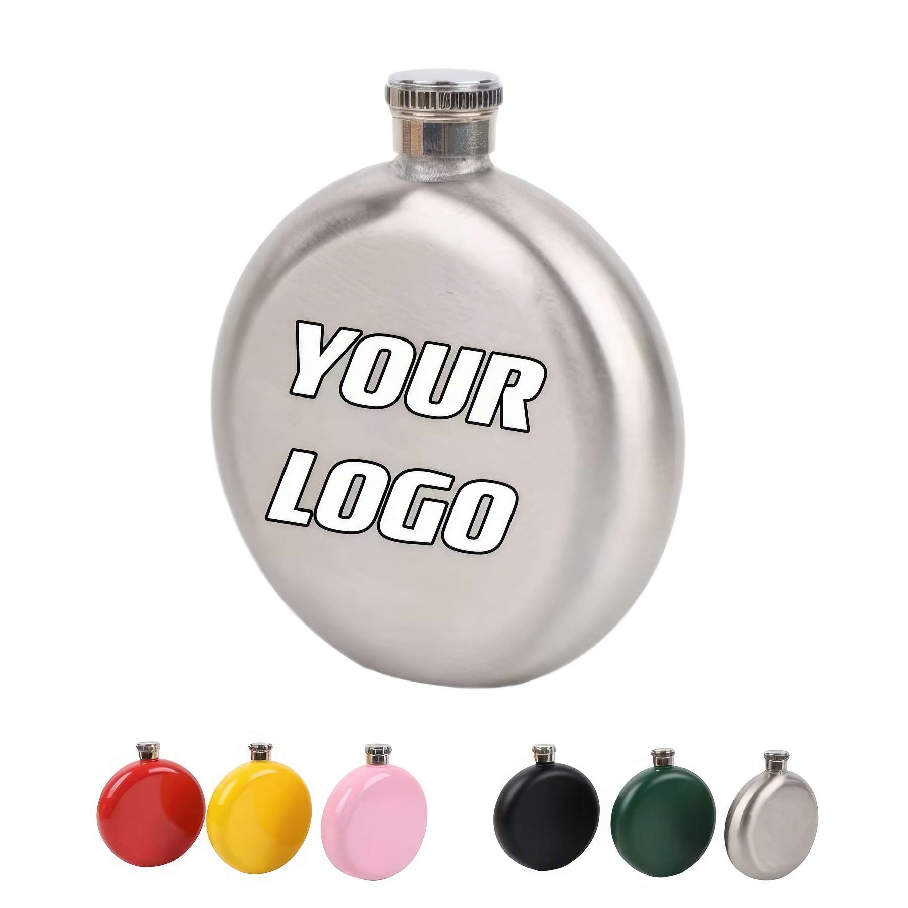 6 oz Stainless Steel Hip Flask For Outdoor Activities - Daisy Promos Inc.